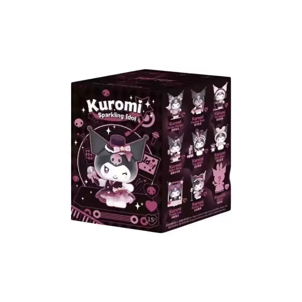 Оригинальная коллекционная фигурка TOPTOY Kuromi Sparkling Idol Series в слепой коробке, модная игрушка-украшение для