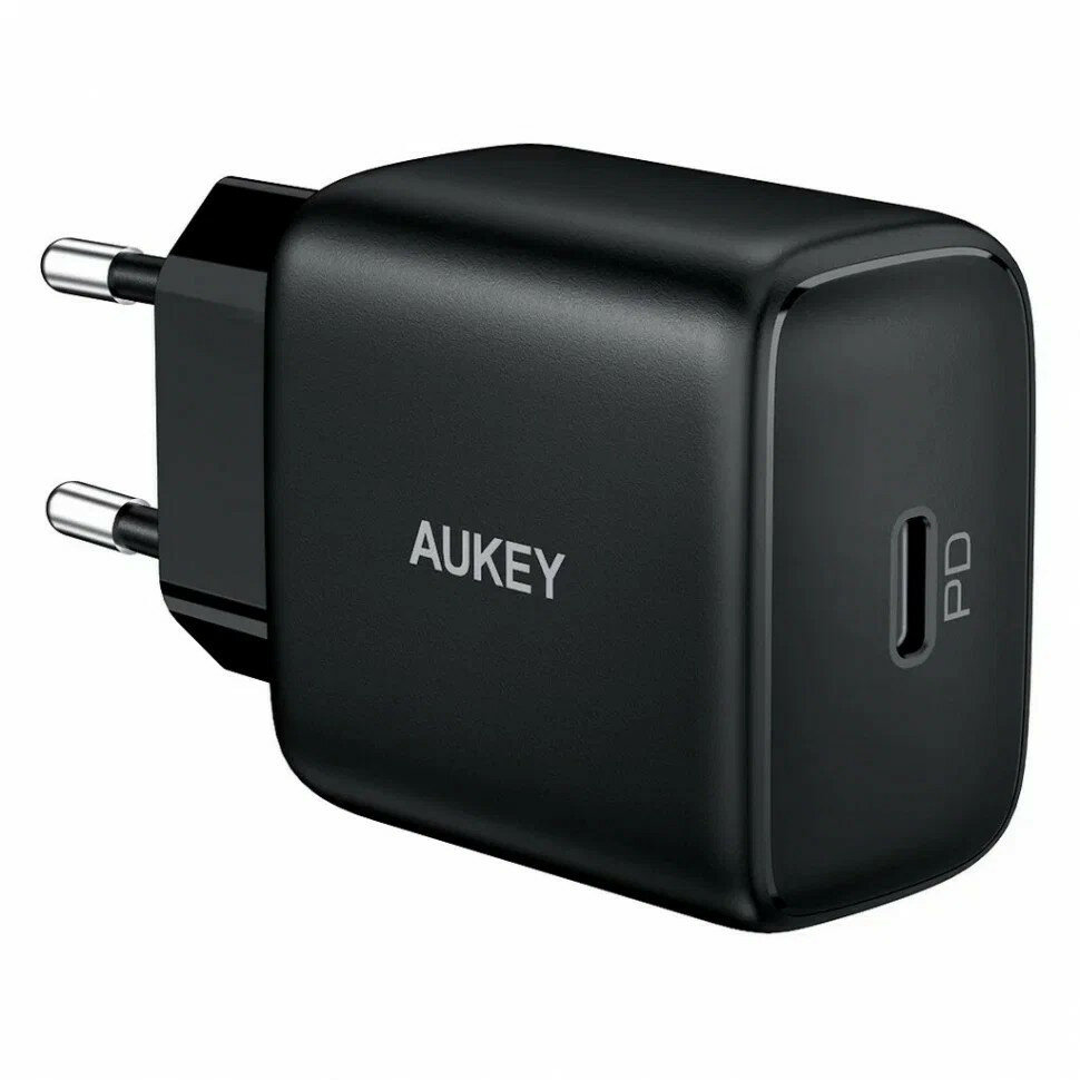 Сетевое зарядное устройство Aukey Swift PD3.0 25 Вт USB-C (PA-R1A) Black