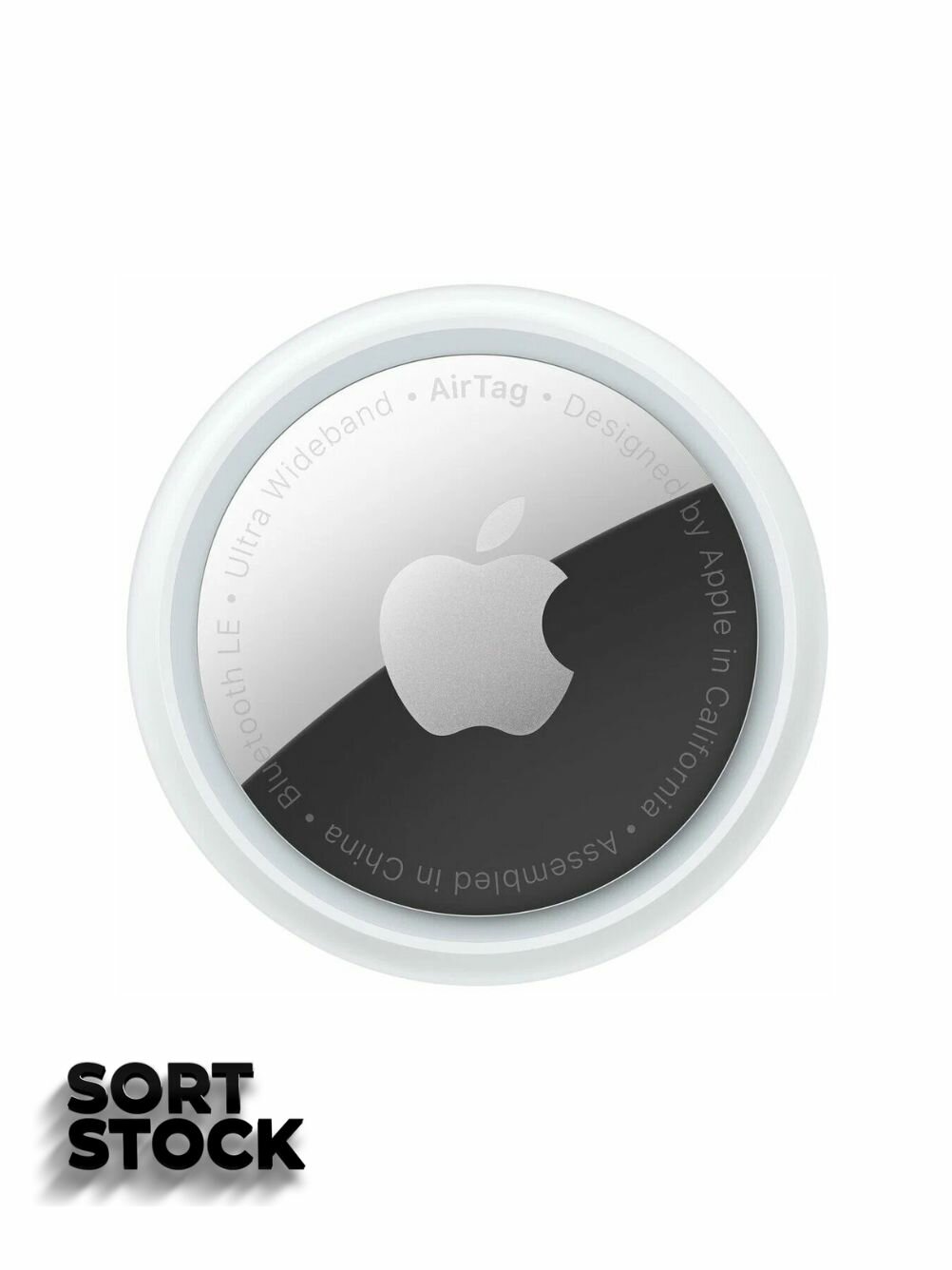 Трекер Apple AirTag модели iPhone с iOS 14.5 или новее, 1 шт, белый/серебристый