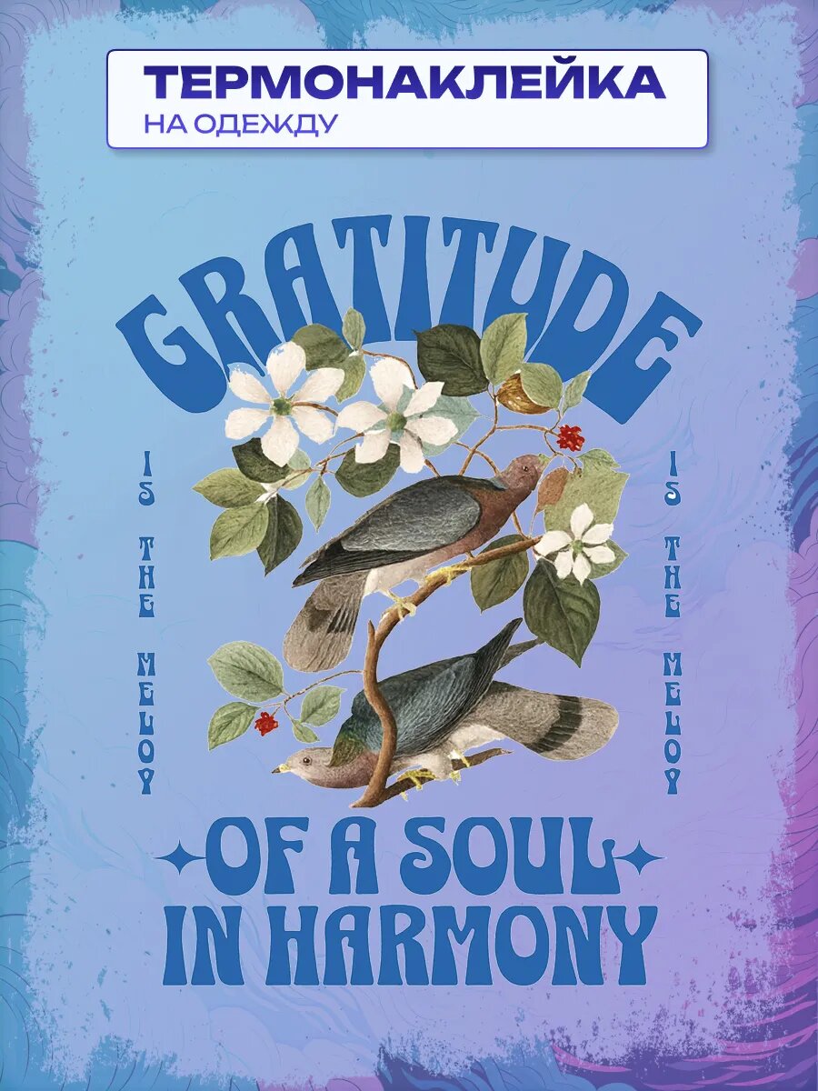 Термонаклейка gratitude
