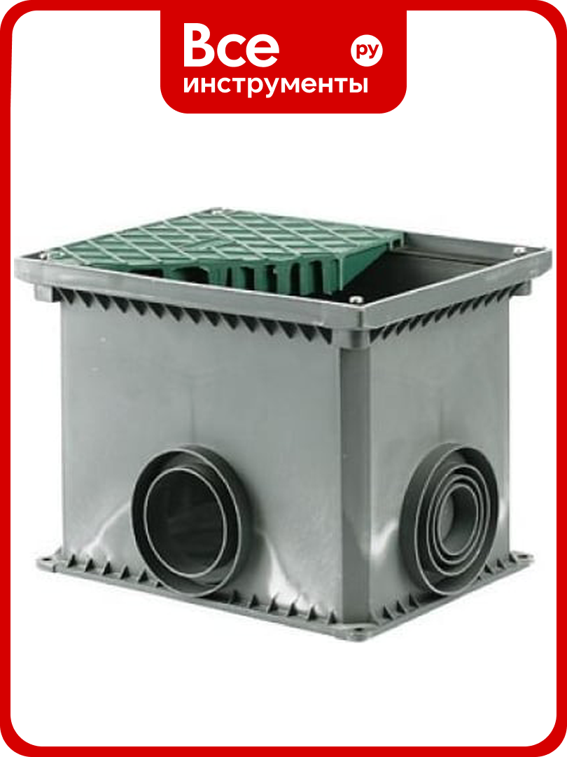 Смотровой колодец с крышкой для двустенных труб, 310х210х230 DKC 025002 для изменения направления