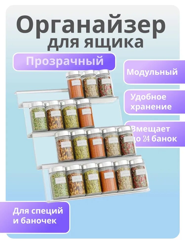 Полка, 11.43х3.3х22.86 см, 4 шт.