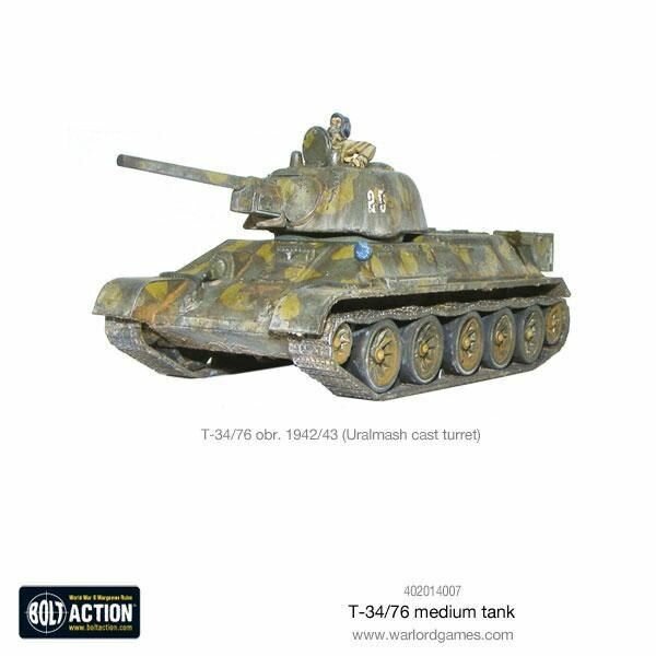 Набор миниатюр Bolt Action T34/76 Medium Tank — фото 1