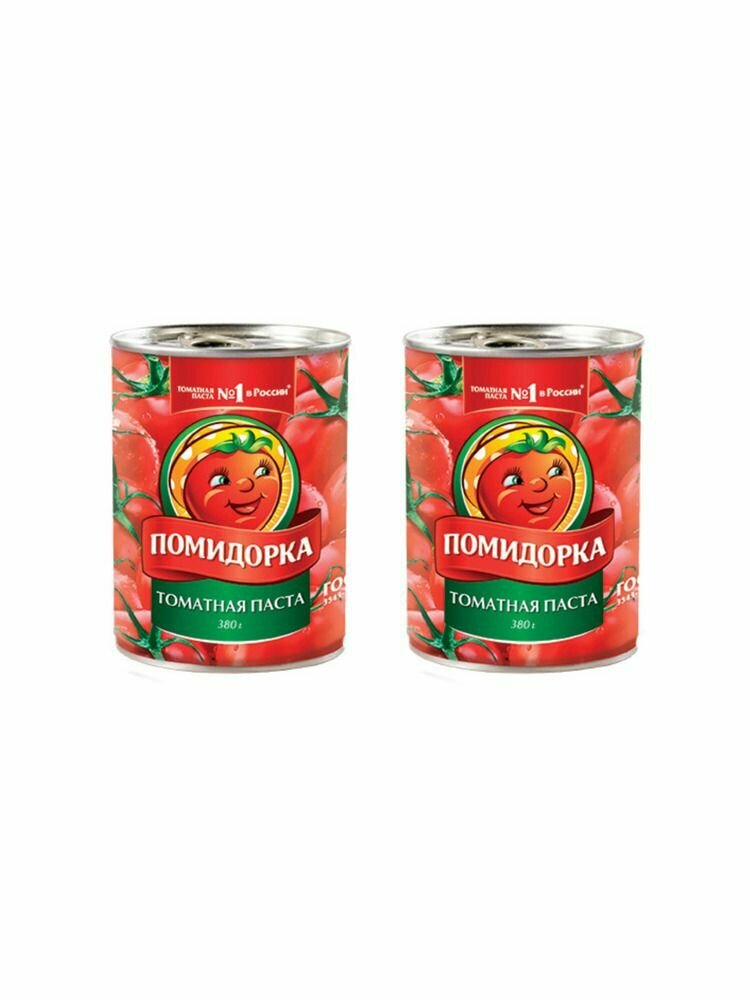 Помидорка Паста томатная, 380 г, 2 шт