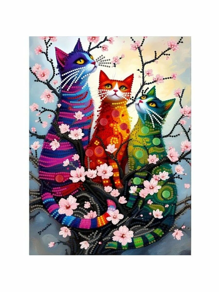Алмазная мозаика на холсте 30x40 см, картина для интерьера, набор для творчества, подарок для мамы и бабушки алмазная мозаика картина по номерам набор для творчества