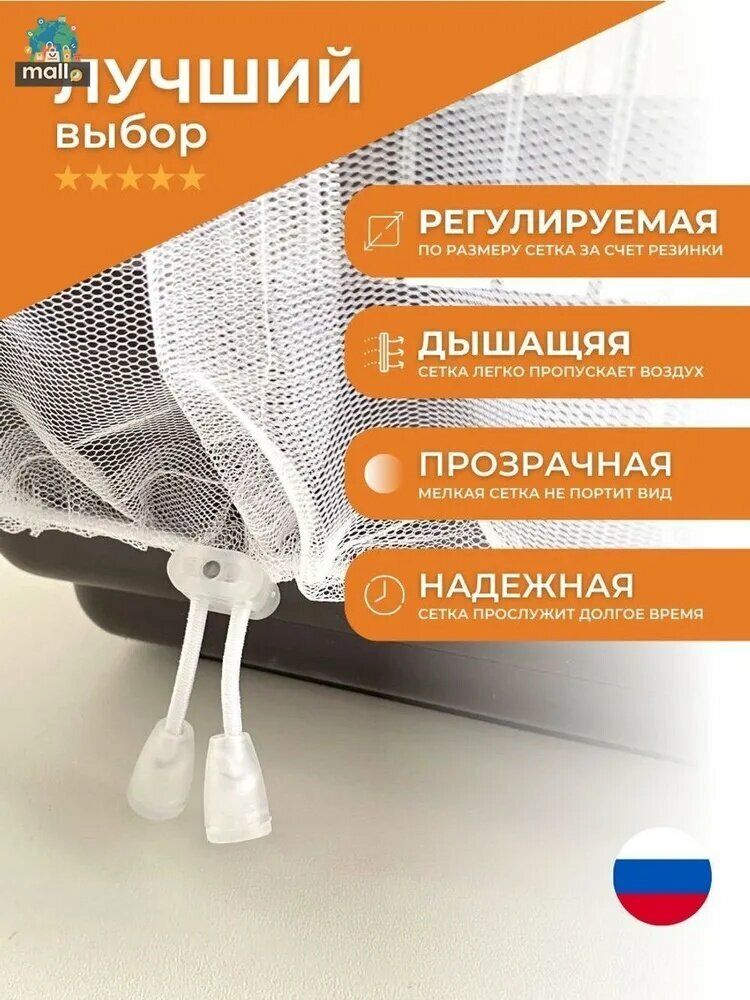 Чехол для Клетки / Сетка на клетку для птиц, попугаев, грызунов/ универсальная сетка от мусора, шелухи, перьев