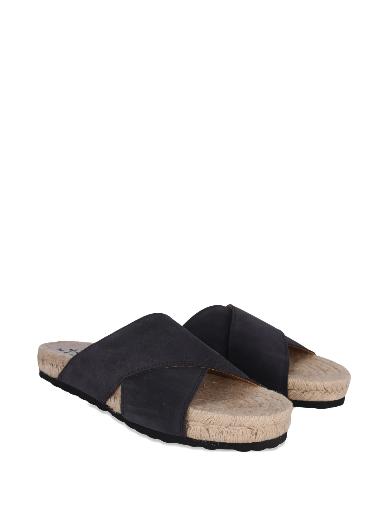 Босоножки Manebi Suede crossed-strap sandals, размер 42, blue — фото 1
