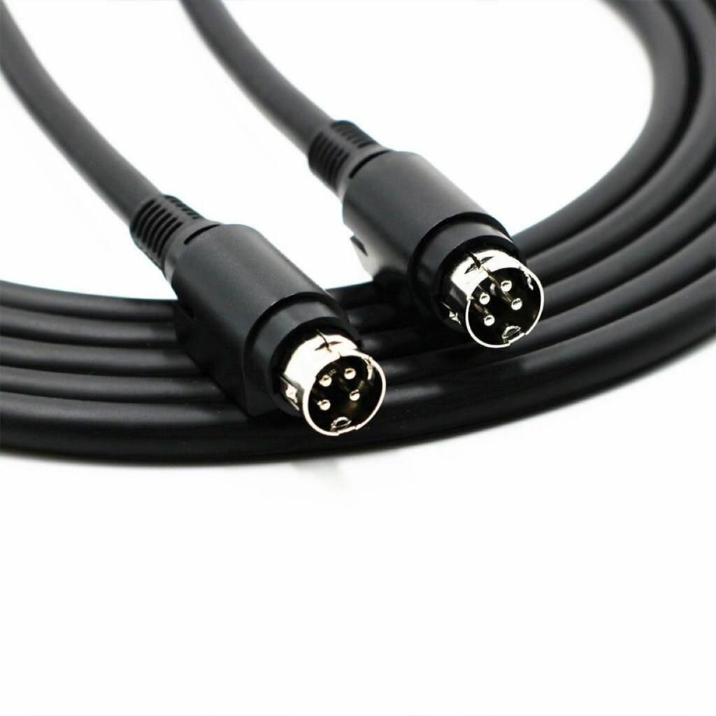 Кабель для колонок DIN 4-pin мужской, влагозащищенный, - 5 метров