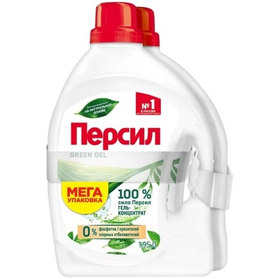 Гель для стирки Персил Green Gel, 3.9л (2*1,95)