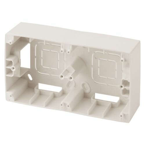Коробка наклад. монтажа 2 поста Эра12 сл. кость 12-6102-02 ЭРА Б0043171