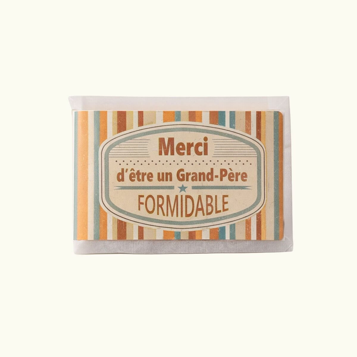 Мыло твердое MERCI d'etre un Grand-pere formidable, 50 гр, нежный аромат