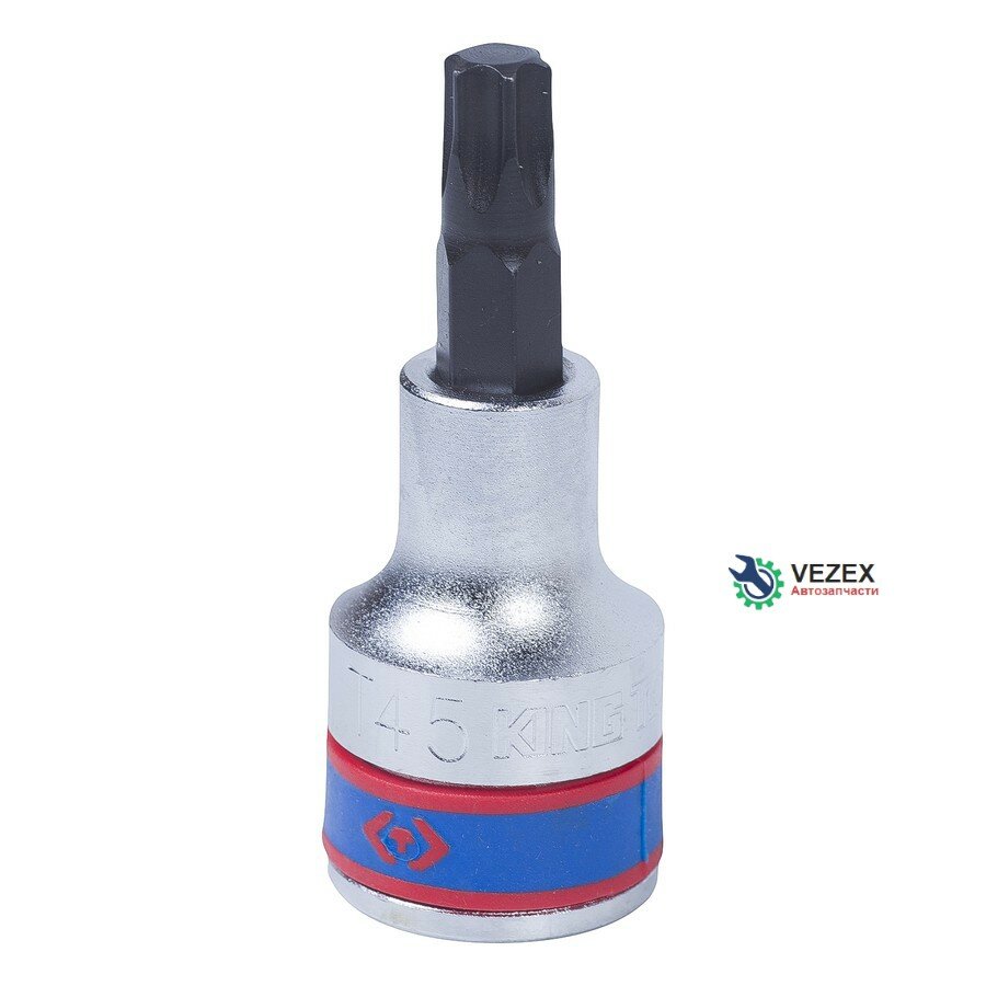 KING TONY 402345 насадка (бита)! торцевая 1/2', Torx, T45, L=60 мм\