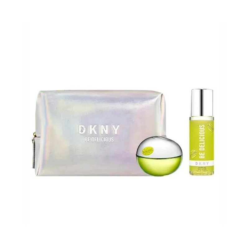 Набор Donna Karan Dkny Be Delicious парфюмерная вода 100 мл + косметичка + дымка для тела 125 мл / Би Делишес Яблоко