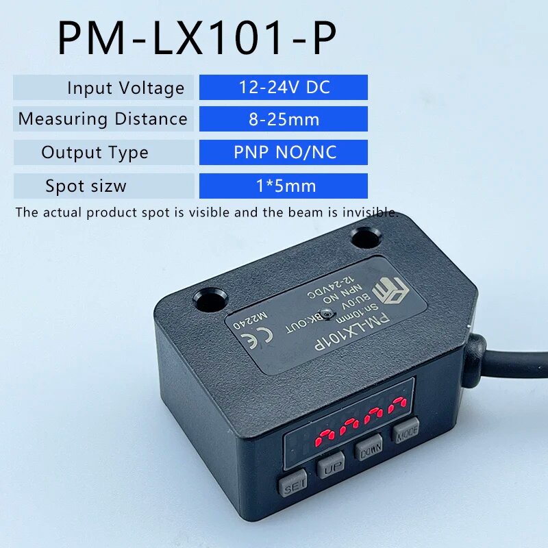Оптический датчик PM-LX101-P 8-25мм PNP