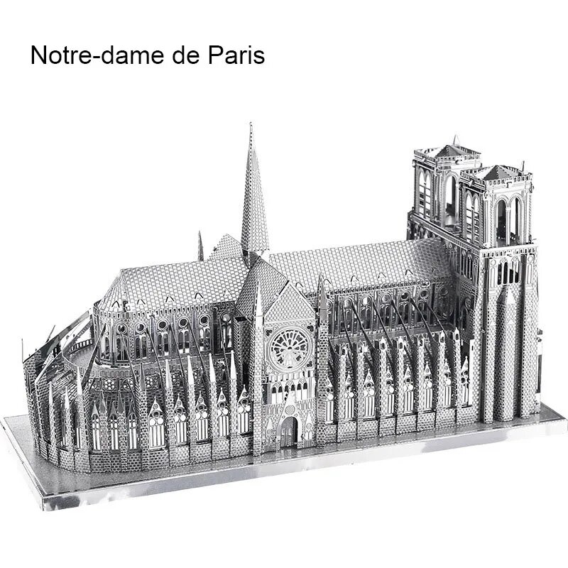 3D металлический пазл Notre-dame de Paris