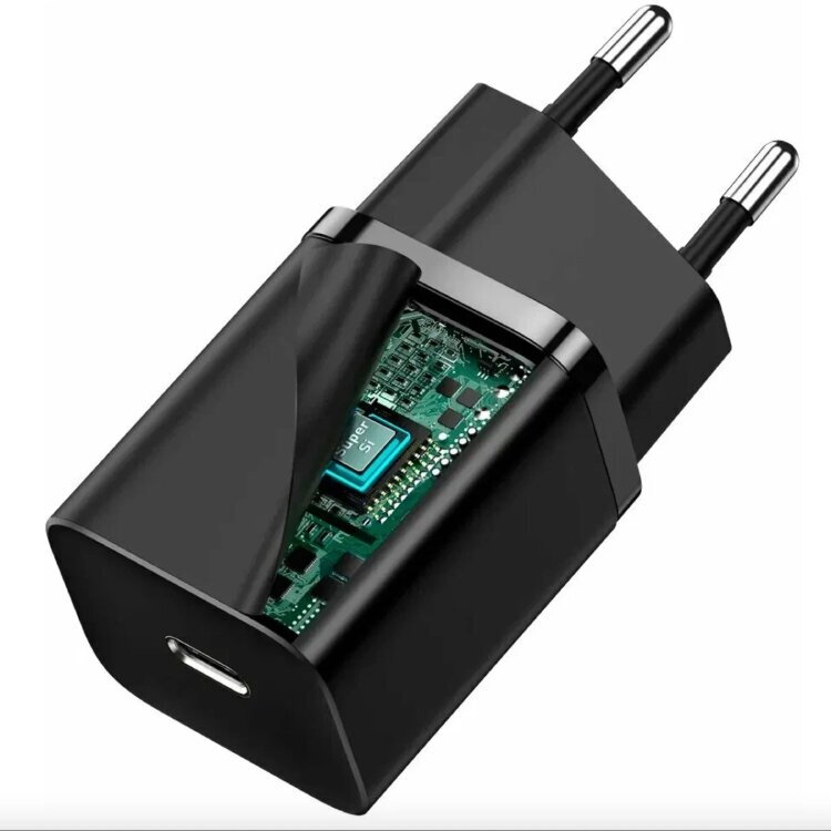 Сетевое зарядное устройство Baseus Super Si Quick Charger 1C 30W (CCSUP-J01), черный