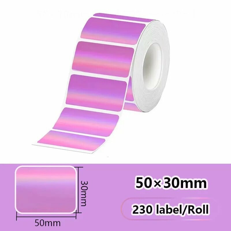 Phomemo M110/M200/M120/M220 P50 Термическая наклейка , 50x30mm-230pcs Лазерный цвет