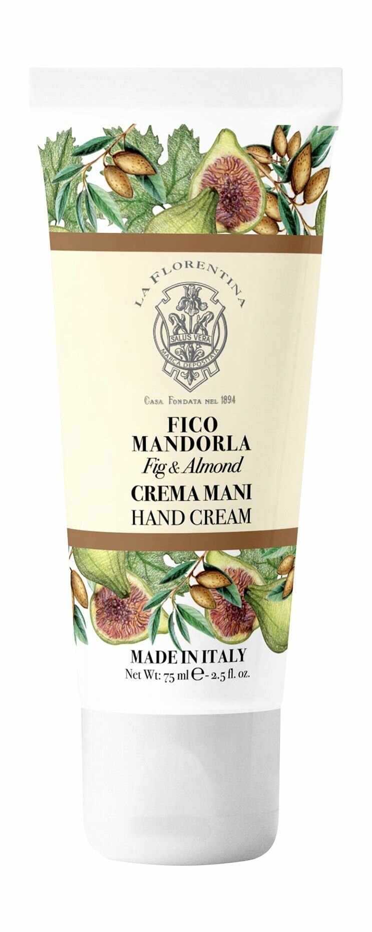 LA FLORENTINA La Florentina Fig & Almond Крем для рук "Инжир и Миндаль", 75 мл