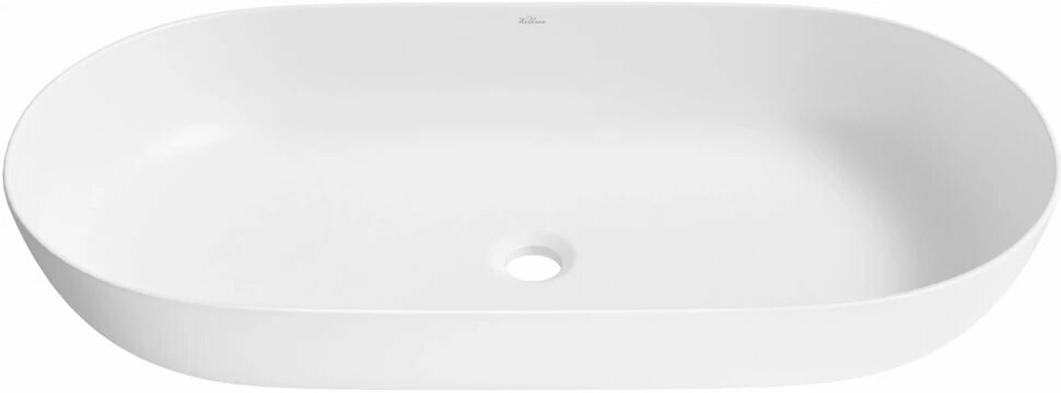 Раковина-чаша Wellsee Chic Riviera 326813000 80x40 см, накладная, белый матовый