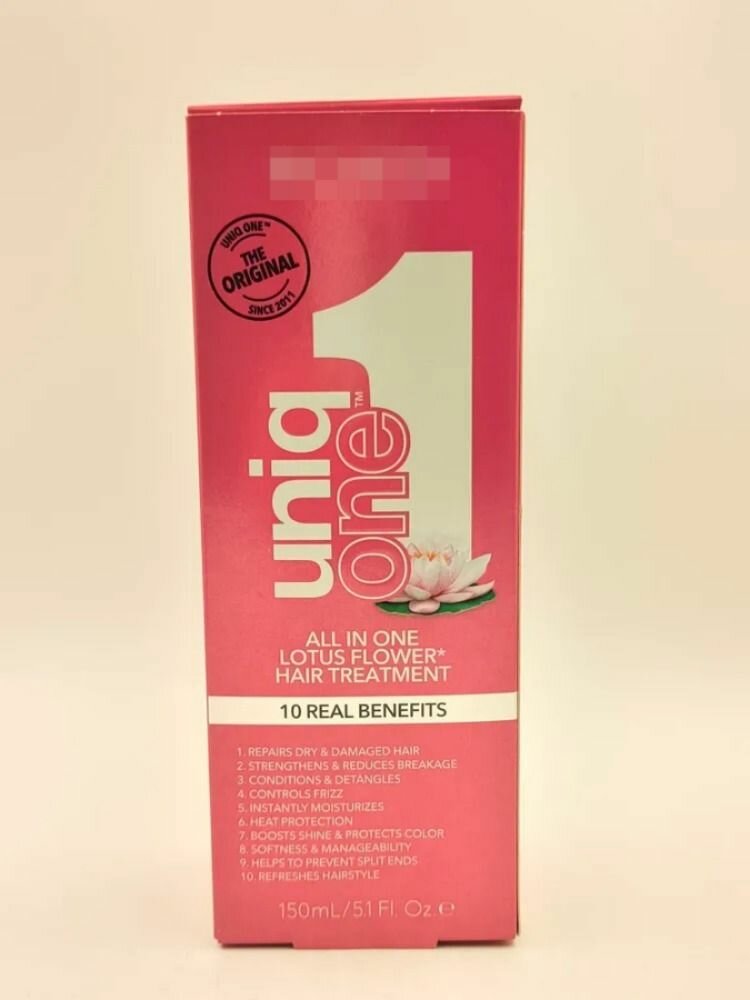 Спрей для волос несмываемый UniqOne 10 в 1 (восстановление, питание, термозащита, увлажнение), аромат лотоса, 150 мл