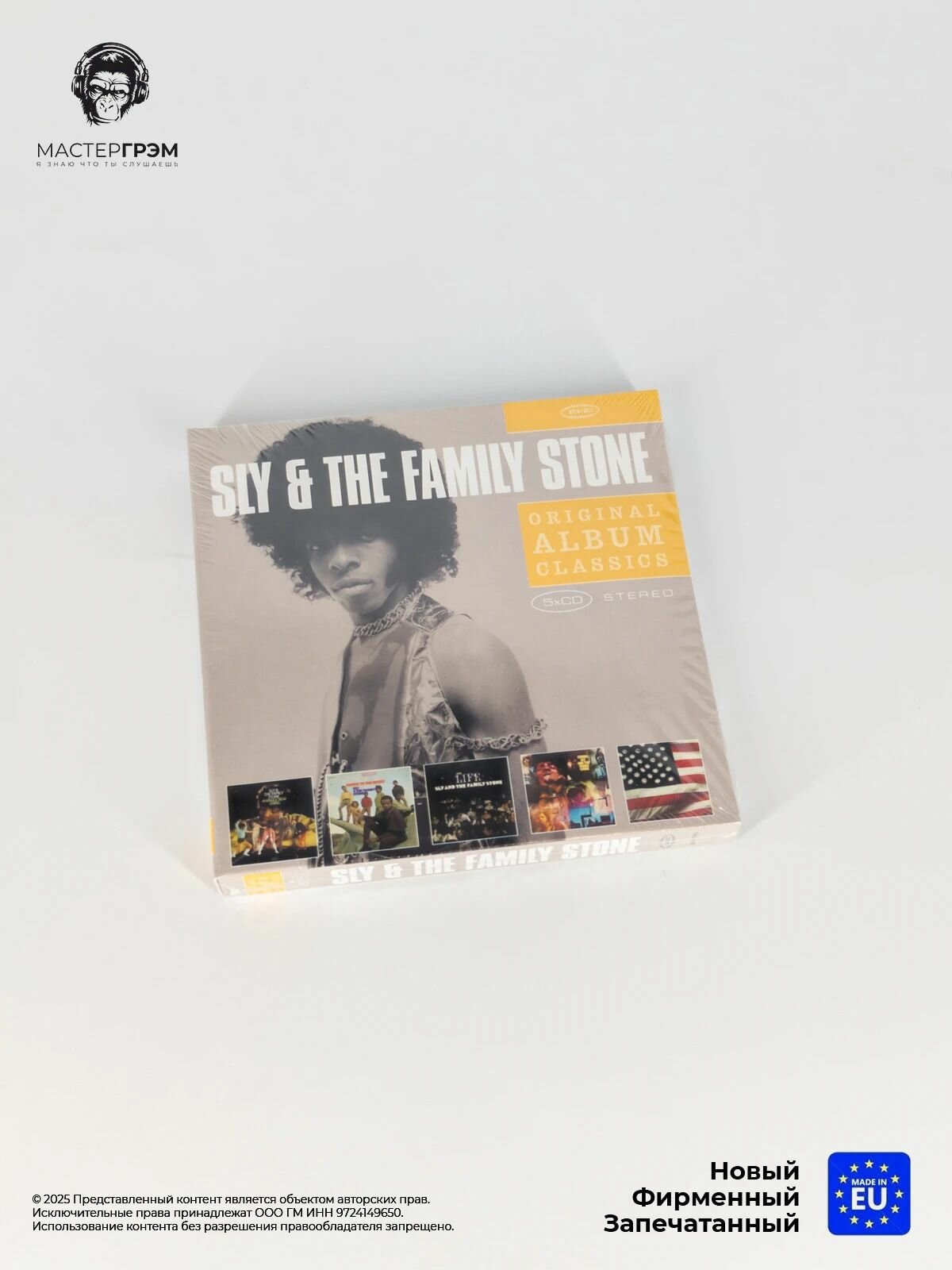 Фирменный аудио диск Sly & The Family Stone - Original Album Classics (5CD) 2010 Sony, Papersleeves In Case
