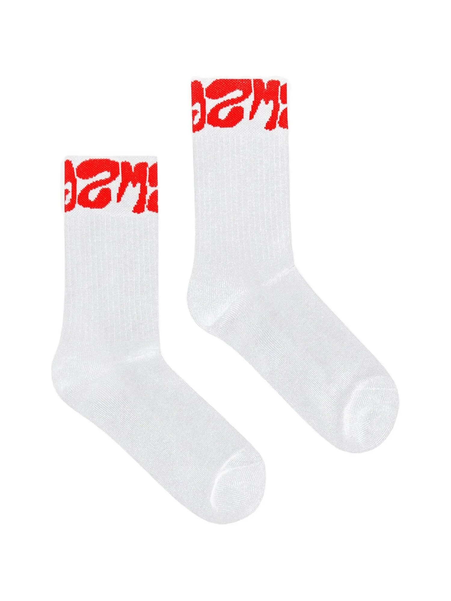 Носки Logo-intarsia ribbed-knit socks
