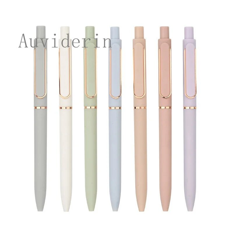 Шариковые ручки Auviderin макарон цвета с именем 50 шт 50pcs with logo, Mixed Color