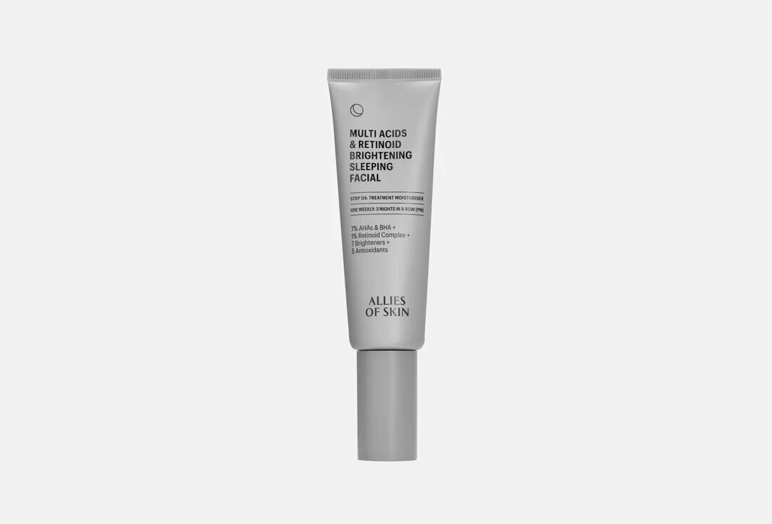 Allies of Skin Multi Acids & Retinoid Brightening Sleeping Facial Ночной пилинг для лица 48 мл