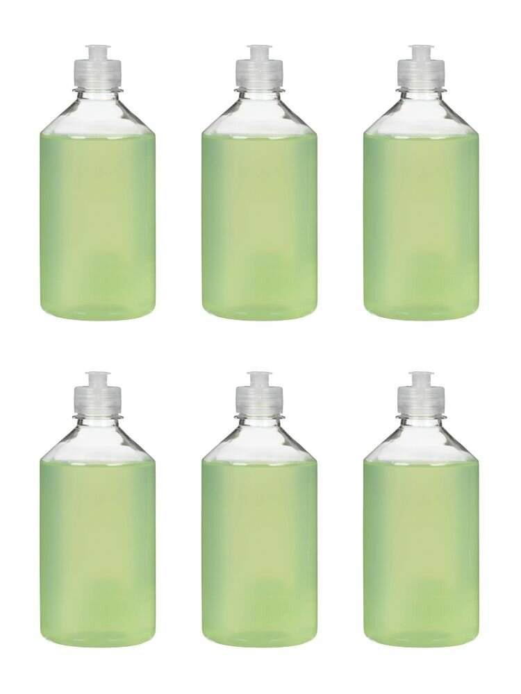 IQUP Мыло жидкое Clean Care, зеленый, 0,5 л, 6 шт