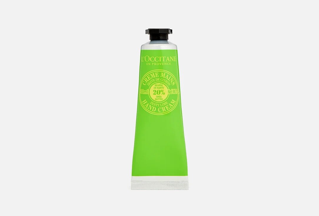 L'Occitane Shea Butter Zesty Lime Крем для рук 30мл