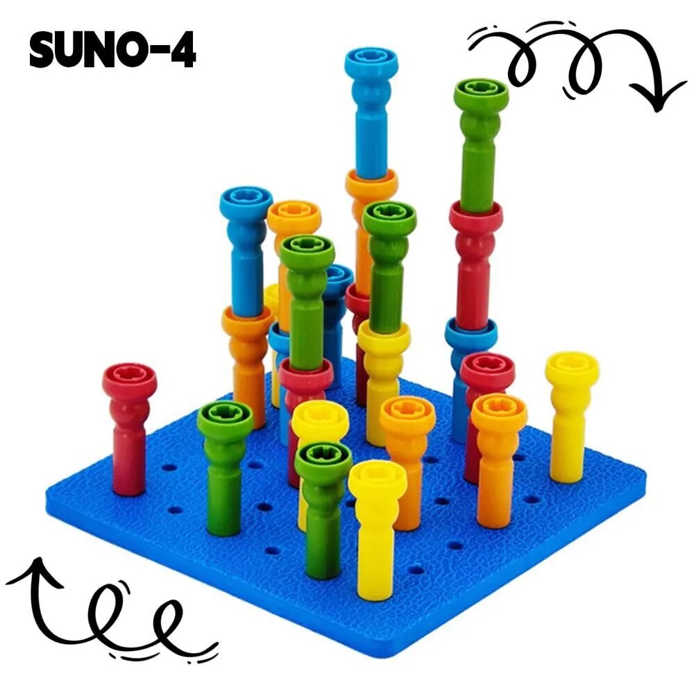 Набор Peg Board игрушек, цвета, для игры и обучения