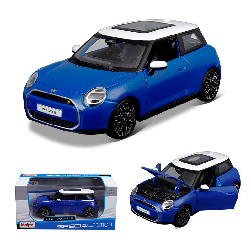 Meritor Figure 1:24 BMW Mini simulation alloy car model metal car model ornament gift for children and men