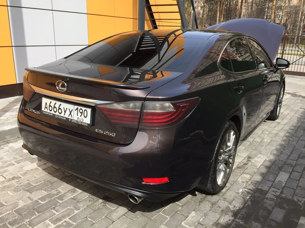Спойлер для автомобиля Lexus ES 250 (2012-2017) 1 шт. ABS-пластик, черный глянец