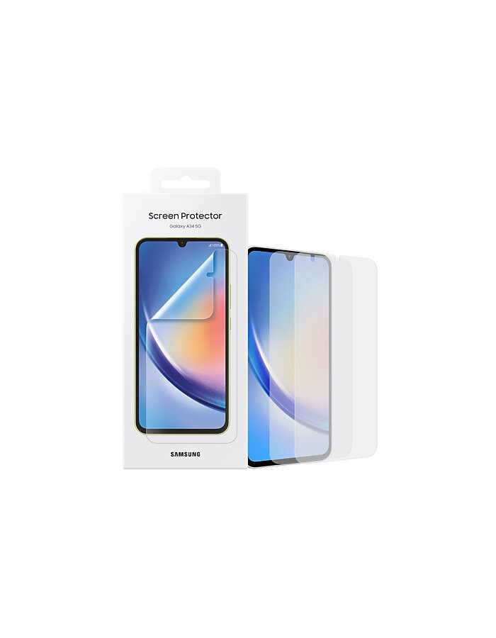 Набор защитных пленок для Samsung Galaxy A34 глянцевые