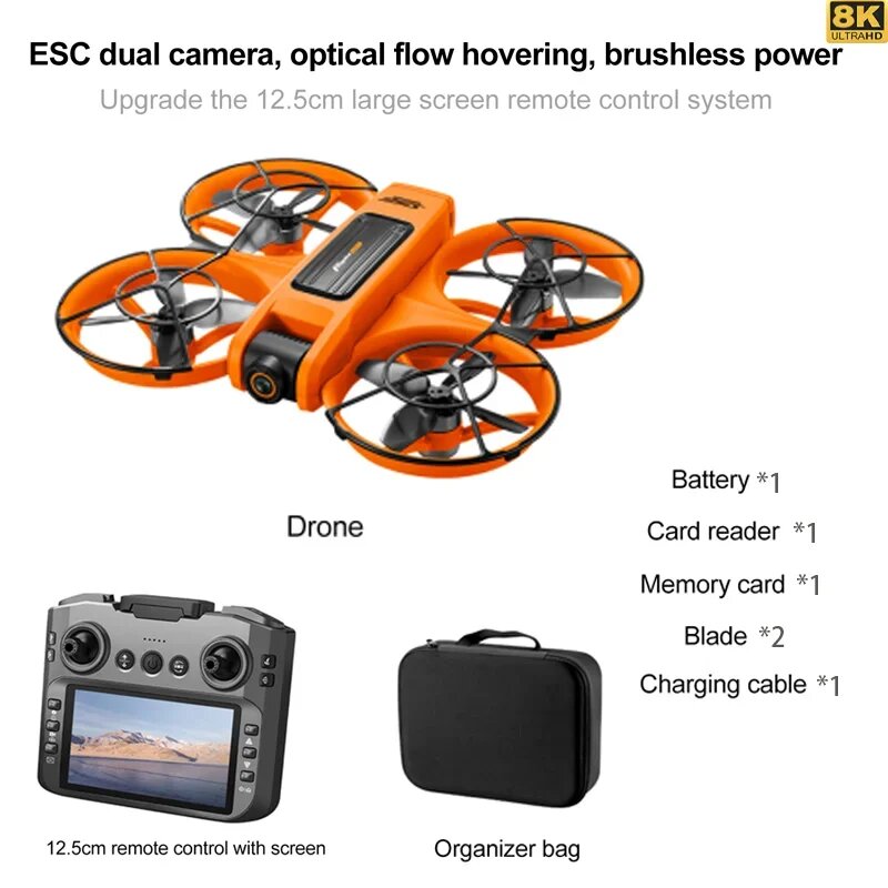 Дрон 2025 New S156 GPS 8K профессиональный HD 360° двойные камеры 5G WIFI бесщеточных двигателей обход препятствий складной квадрокоптер-игрушка