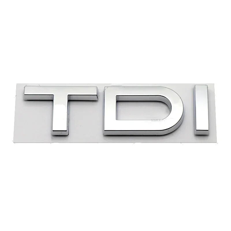 Наклейка-шильдик на боковое крыло автомобиля для Audi TDI RS3 RS6 Q5 Q7 A3 A4 A5 Silver, Серебряный