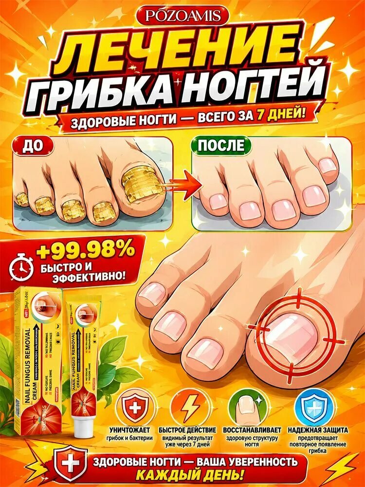 Комплексное восстановление проблемных ногтей рук и ног