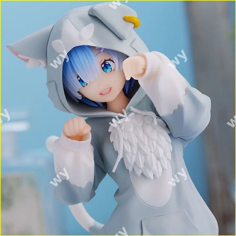 Эксклюзивная фигурка ReZero Rem 20 см с Puck, ABS пластик, коллекционная