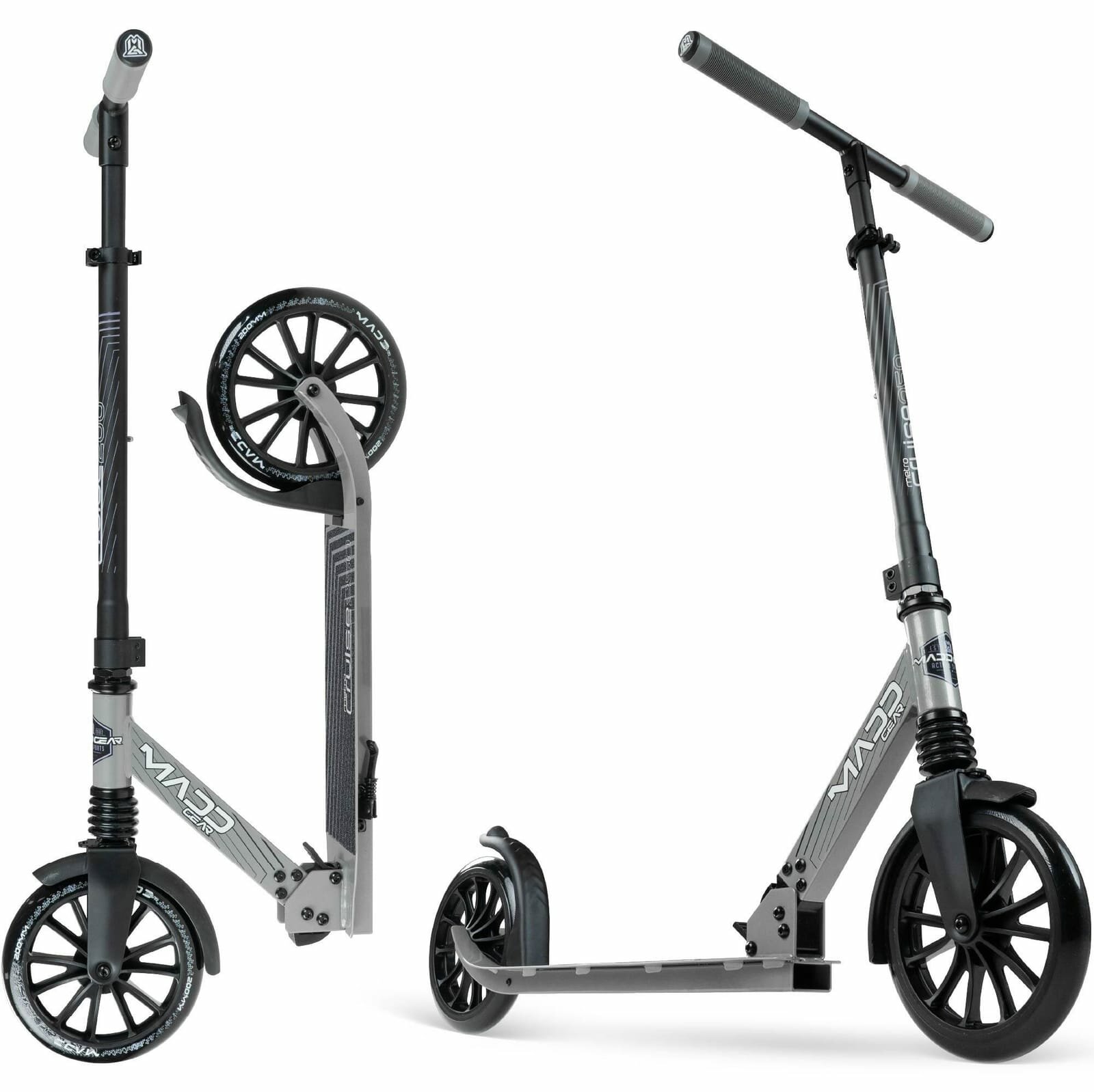 DECATHLON самокат Madd Gear Metro Cruiser 250, прозрачный