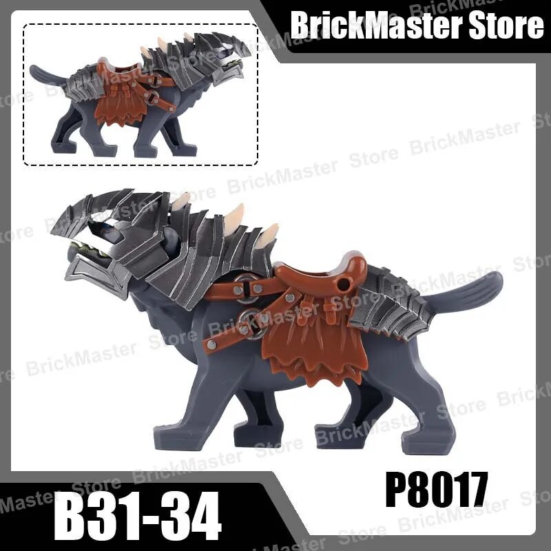 BRICKPANDA Средневековый замок из блоков B31-34