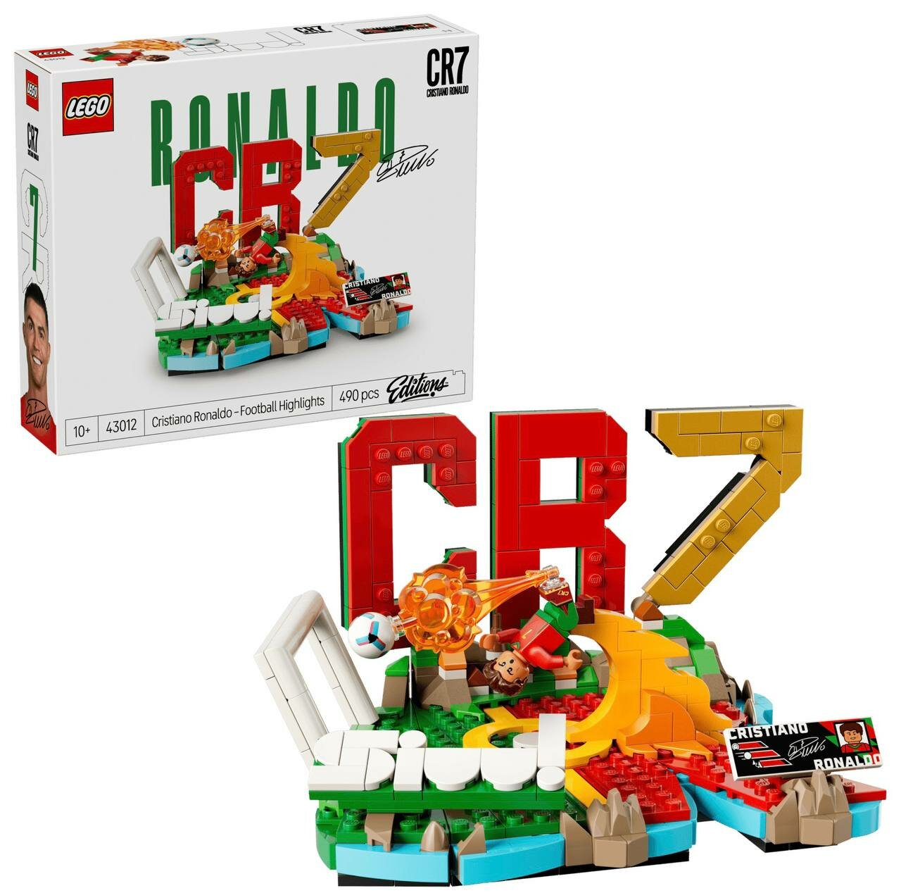 Конструктор LEGO Editions Криштиано Роналду - лучшие моменты 43012, 490 деталей, от 10 лет
