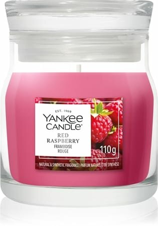 Свеча Yankee Candle Red Raspberry Signature, малиновый, 110 г