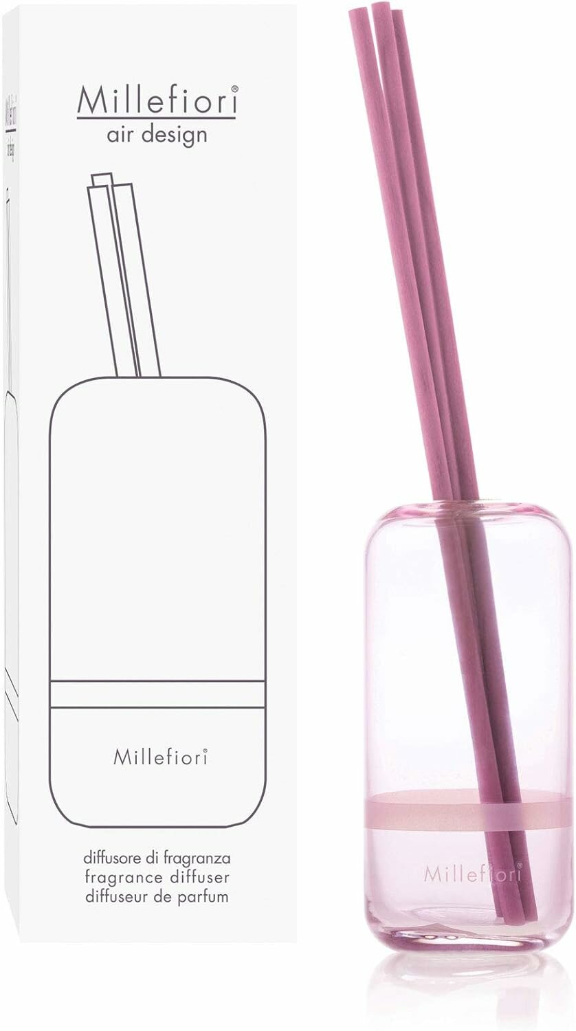 Millefiori Milano Ваза-капсула для жидкости с палочками Air Design Ваза розовая