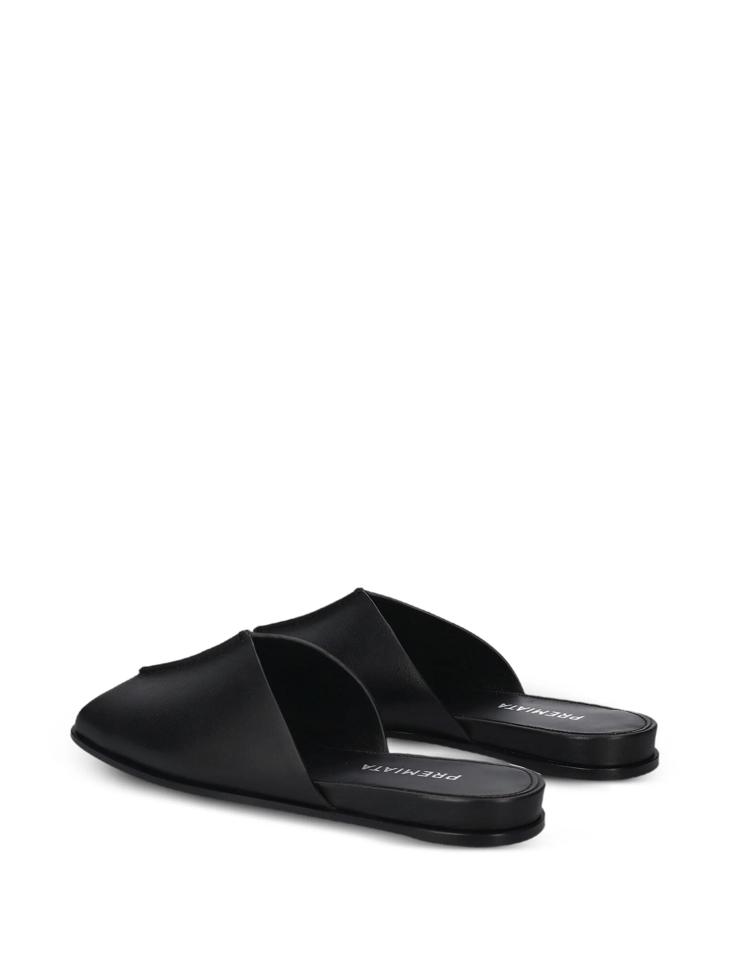 Мюли PREMIATA Squared peep-toe mules, размер 37 EU, black/black — фото 1