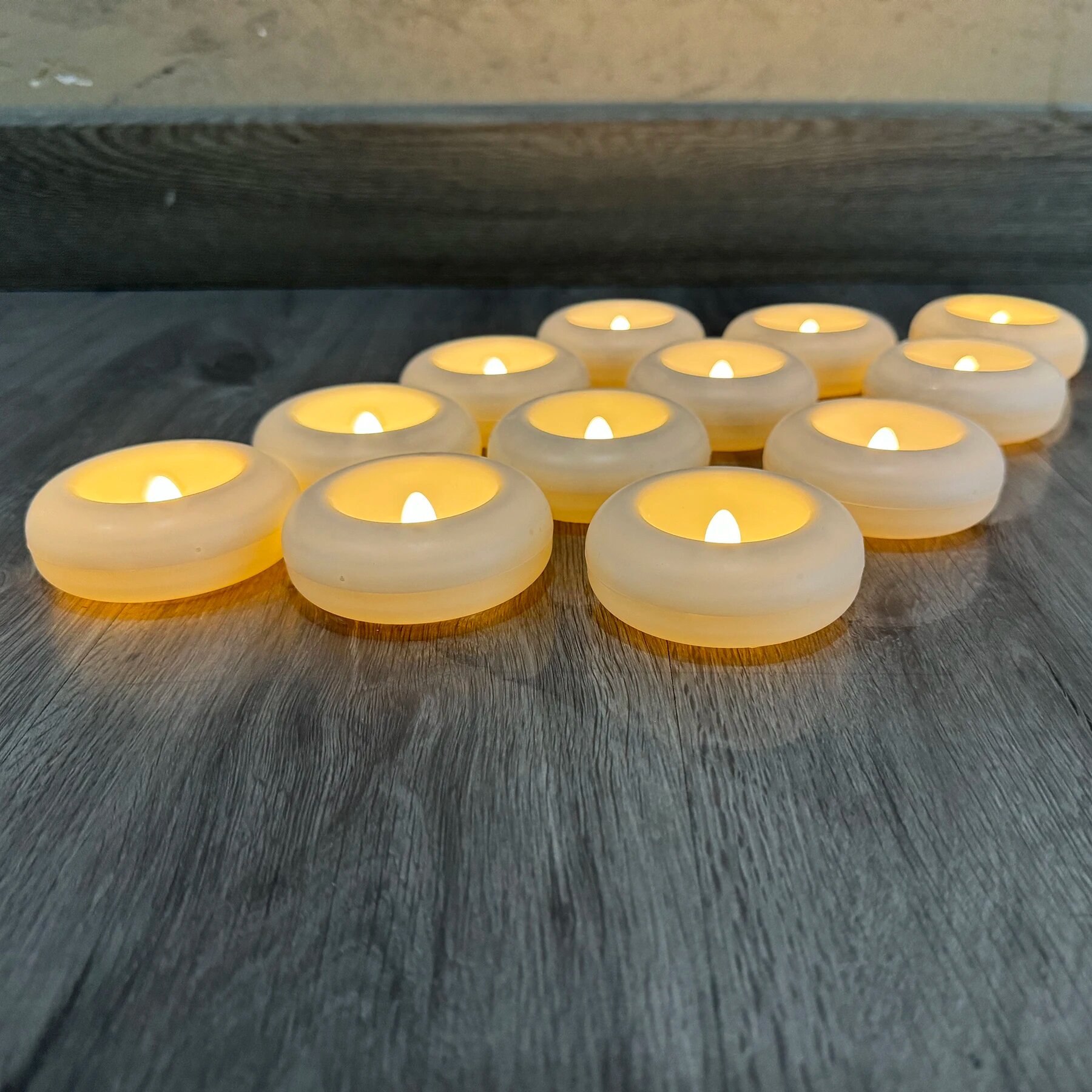 Светодиодные плавающие свечи, 6/12 шт. 12pcs