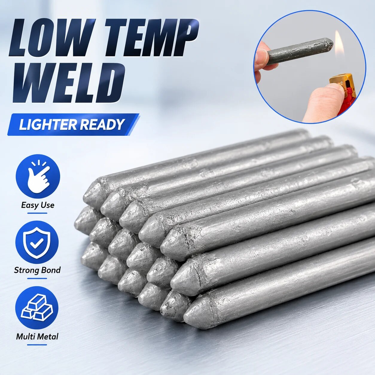 Сварочные прутки Easy Melt для низкотемпературной сварки ZWT25073102IFANYUO 6pcs