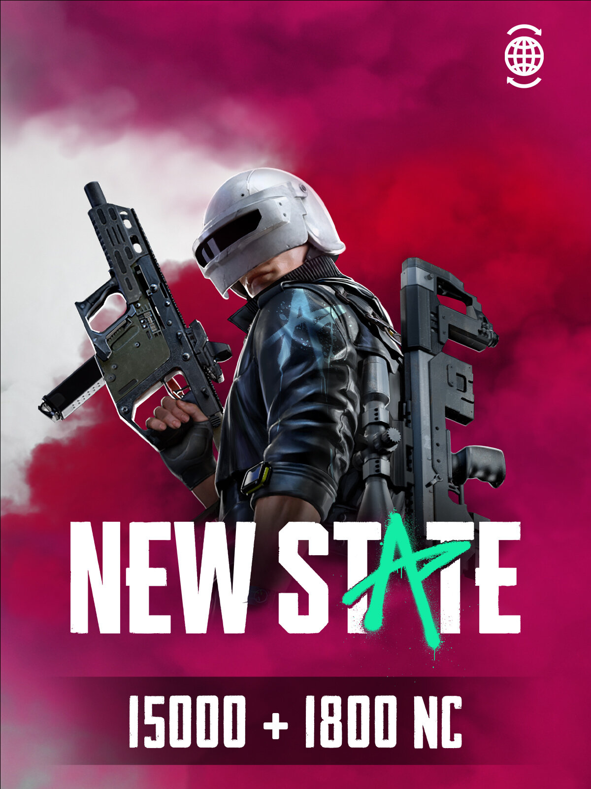 Игровая валюта New State Mobile 15000+1800 NC [Цифровая версия]