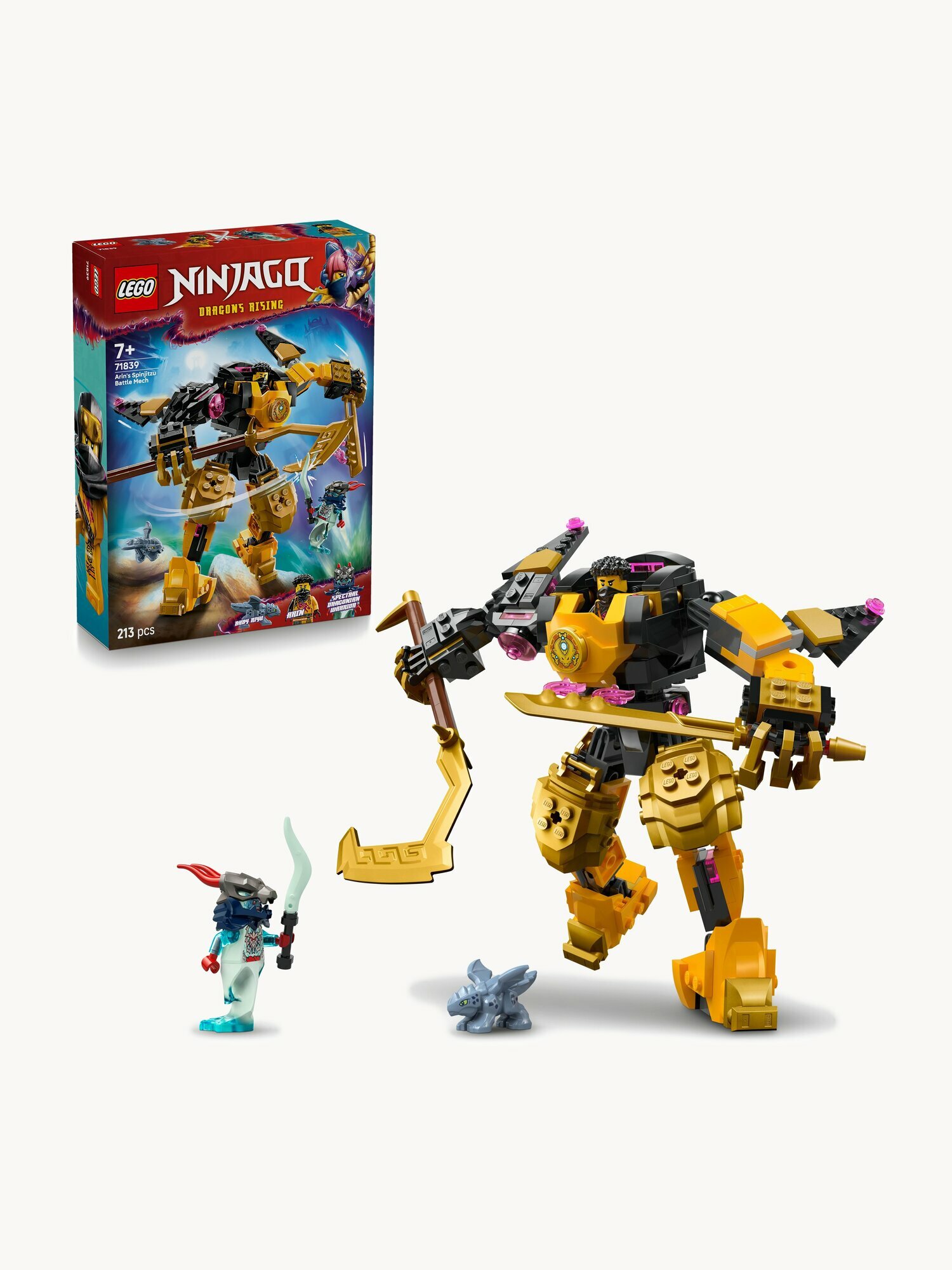 Конструктор LEGO Ninjago 71839(N) Боевой робот-Кружицу Арина, 213 дет.