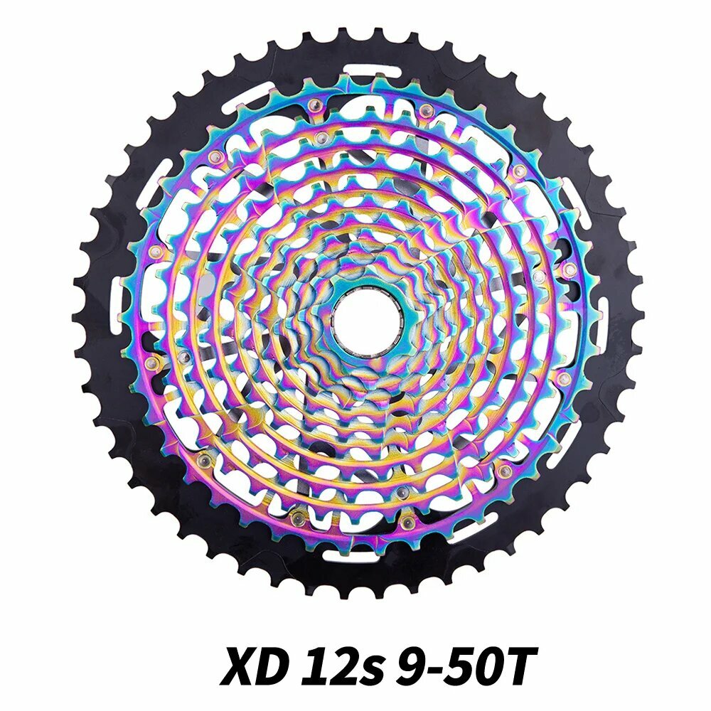 Кассета ZTTO MTB 12s 9-50T XD радуга