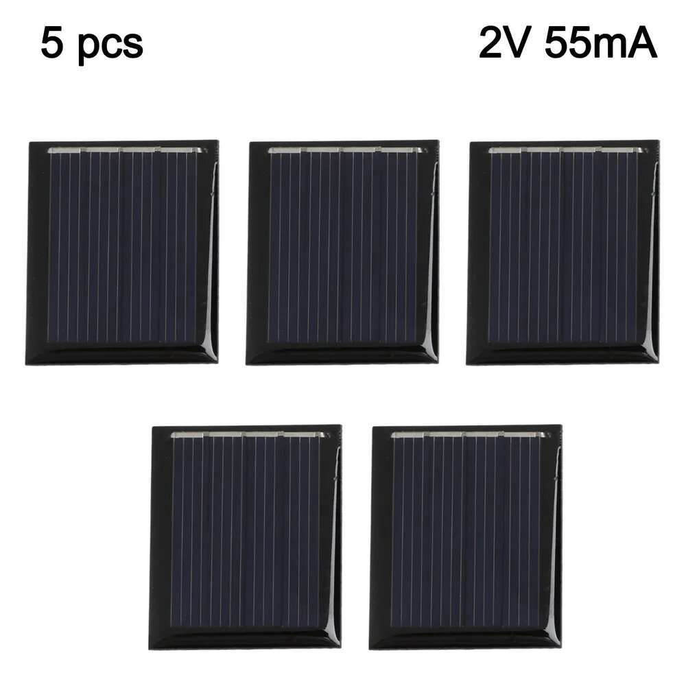 5Pcs 2V 55mA для Мини-модуля Панели Солнечных Батарей DIY для Легкого Игрушечного Зарядного Устройства 30x36mm